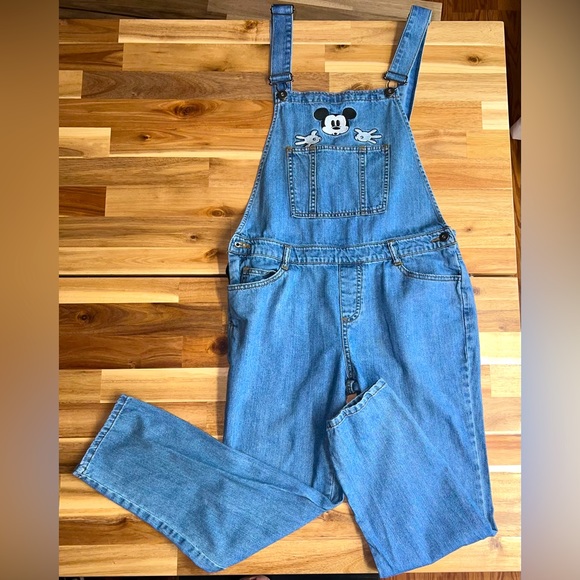 Disney | Jeans | Disney Mikey Mouse Overalls M | Poshmark